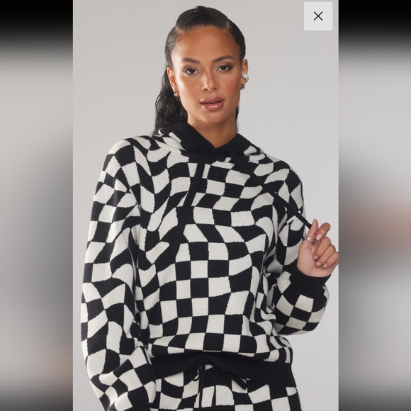 Savage X Fenty | Tops | Savage X Fenty Lit Leisure Knit Hoodie | Poshmark